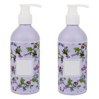 China SGS Floral 16oz Pump Bottle 30ml 120ml 500ml Eco Friendly Cosmetic Bottles for sale