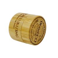 China PASSEN 150g Bamboo Cosmetic Packaging 5.3OZ Silk Screen Wooden Cream Jar for sale