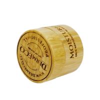China PASSEN 150g Bamboo Cosmetic Packaging 5.3OZ Silk Screen Wooden Cream Jar for sale