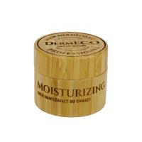 China OEM Skincare Bamboo Cosmetic Packaging Electroplate 50g Bamboo Cream Jar for sale