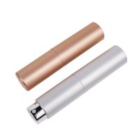 China Rose Gold Silver Rotary Airless Pump Bottle 0.34 To 0.5 Ounce Sample Perfume Bottles for sale