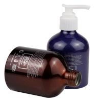 China 160g 5.64OZ Amber Cosmetic Bottles Shampoo And Conditioner Dispenser Bottle for sale