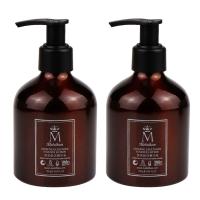 China 160g 5.64OZ Amber Cosmetic Bottles Shampoo And Conditioner Dispenser Bottle for sale