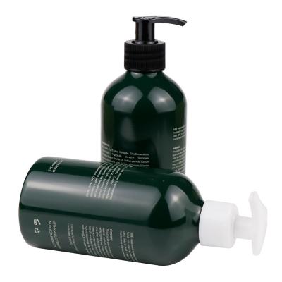 China PASSEN Aluminum Cosmetic Bottles 9.5OZ 280ml Dark Green Shampoo Bottle for sale