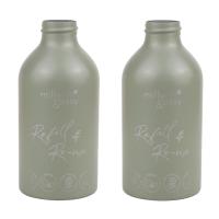 China 50x150mm 200ml Aluminum Cosmetic Bottles Refillable Shampoo Bottles With Pump for sale