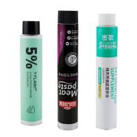 China M9 M11 M15 Sharp Cap Aluminum Cosmetic Tubes Metallic Collapsible Tubes for sale