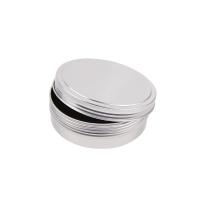 China Silvery White Moistureproof 30g Aluminum Cream Jar For Cosmetics for sale