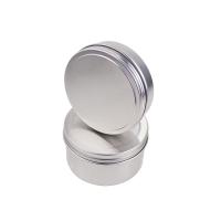 China Silvery White Moistureproof 30g Aluminum Cream Jar For Cosmetics for sale