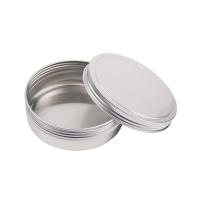 China Silvery White Moistureproof 30g Aluminum Cream Jar For Cosmetics for sale