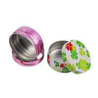 China Dia 39mm-100mm Professional Metal Aluminium Tin Box Cream Jars Cosmetic Packaging for sale