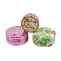 China Dia 39mm-100mm Professional Metal Aluminium Tin Box Cream Jars Cosmetic Packaging for sale