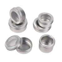 China Custom Logo Round Aluminum Cosmetic Jars Metal Tea Canisters For Food Storage for sale