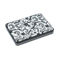China Custom Moisture Proof Metal Square Candy Tin With Tinplate Bottom for sale