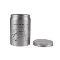 China 50ml To 2L Metal Empty Coffee Tin Packaging Hinged Aluminum Tin Canister For Food for sale