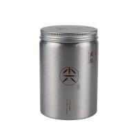 China 50ml To 2L Metal Empty Coffee Tin Packaging Hinged Aluminum Tin Canister For Food for sale