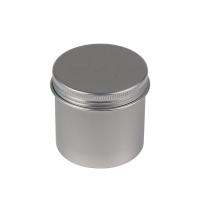 China 50g 100g 150g Eco Friendly Aluminum Canisters Handmade Lotion Metal Tea Tins for sale