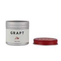 China Custom Printed Round Screw Top Aluminum Canisters 130g 4.58OZ for sale