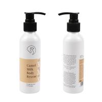 China 3.4OZ 5OZ 6.7OZ Household Shower Pump Bottle White Orange Custom Cosmetic Bottles for sale