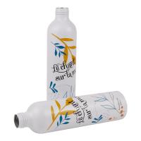 China 106mm Height 1.7oz Aluminum Cosmetic Bottles Shampoo Shower Gel Pump Bottle for sale