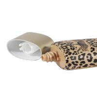 China Custom Leopard Print Empty Collapsible Tube 0.27oz-13oz PE Plastic Squeeze Tube for sale