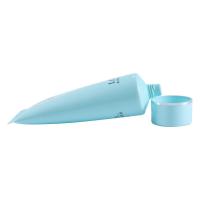 China 100g 3.52OZ Blue Plastic Cosmetic Tubes PE Empty Lotion Squeeze Bottles for sale