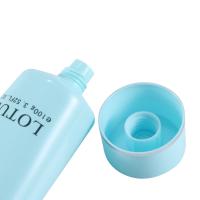 China 100g 3.52OZ Blue Plastic Cosmetic Tubes PE Empty Lotion Squeeze Bottles for sale