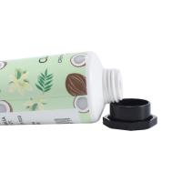 China 50g 100g 150g Plastic Cosmetic Tubes Screw Cap Hand Cream Green Tube for sale