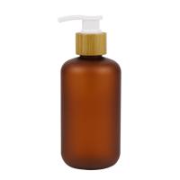 China Brown 80ml 120ml 150ml Pet Lotion Pump Bottle For Personal Care for sale