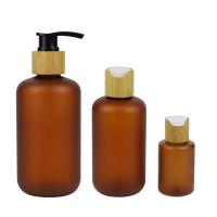 China Brown 80ml 120ml 150ml Pet Lotion Pump Bottle For Personal Care for sale