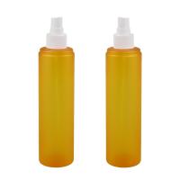 China Green Orange 1oz 2oz PET Cosmetic Bottles Round Mini Plastic Spray Bottle for sale