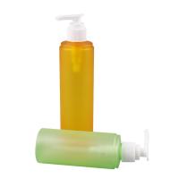 China 200ml 300ml 350ml Cosmetic Lotion Pump Packaging PET Shampoo Bottle for sale