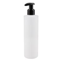 China Custom White PET Cosmetic Bottles Empty Plastic Bottle 200ml for sale