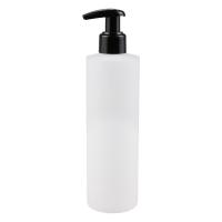 China Custom White PET Cosmetic Bottles Empty Plastic Bottle 200ml for sale