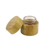 China Eco Friendly Bamboo Cosmetic Packaging 10g 15g 30g Cosmetic Bamboo Jar for sale