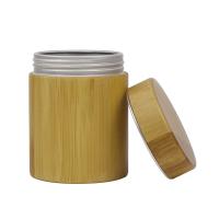 China 10OZ 300ml Printed Nuts Candy Tea Bamboo Box Round Empty Metal Can for sale