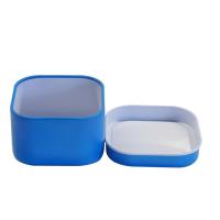 China 100ml 120ml Food Square Tin Can Containers Customized Logo for sale