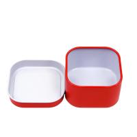 China 100ml 120ml Food Square Tin Can Containers Customized Logo for sale