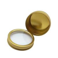 China 0.28mm 0.3mm Thick Shallow Tin Can Containers Round Window Slip Lid Tin for sale