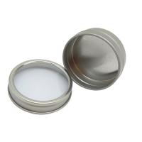 China 0.28mm 0.3mm Thick Shallow Tin Can Containers Round Window Slip Lid Tin for sale