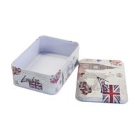China Tinplate Rectangular Empty Cosmetic Can 150ml 250ml Black Gift Tin Box for sale