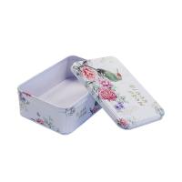 China Tinplate Rectangular Empty Cosmetic Can 150ml 250ml Black Gift Tin Box for sale