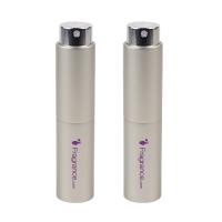 China 10ml 0.34OZ Perfume Atomizers Rotary Aluminum Fine Mist Spray Bottle for sale