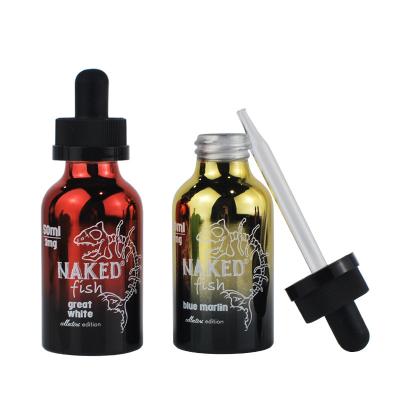 China Chemical Resistant Essential Oil Aluminium Bottle 1OZ To 17OZ Liquid Dropper Bottle for sale