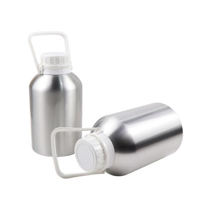China Childproof Cap 169OZ 5L Essential Oil Aluminum Bottles Custom Color for sale