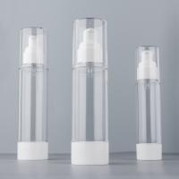 China White Custom 15ml 30ml 50ml Airless Pump Bottles Eye Gel Face Serum Bottle for sale
