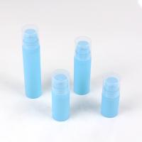 China OEM Blue Airless Cosmetics Lotion Pump Bottle 3oz Face Serum Blue Bottle for sale