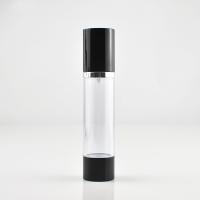 China BPA Free DIY Clear Round 60ml Pump Airless Bottles For Cosmetic for sale
