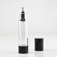China BPA Free DIY Clear Round 60ml Pump Airless Bottles For Cosmetic for sale
