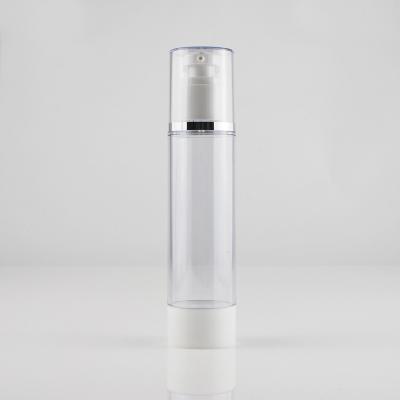 China No Spill 80ml 120ml Plastic Airless Pump Bottles For Thick Cream for sale