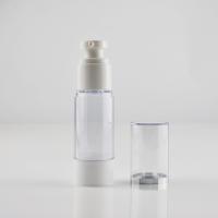 China No Spill 80ml 120ml Plastic Airless Pump Bottles For Thick Cream for sale